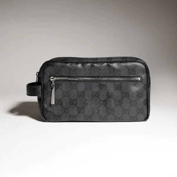 Gucci Essence Classic Small Toiletry Case Gg Canvas