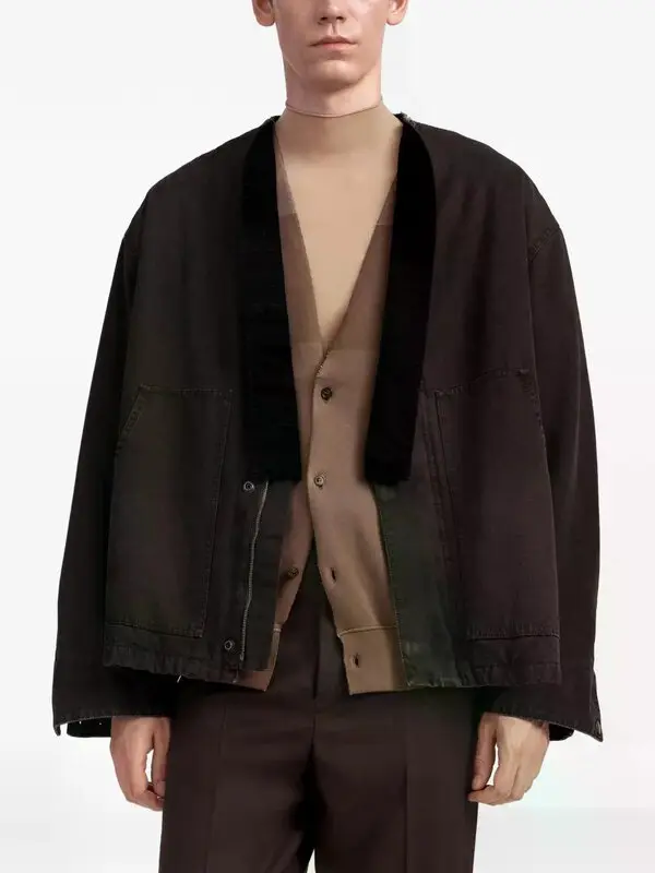MAISON MARGIELA Removable-collar Cotton Jacket