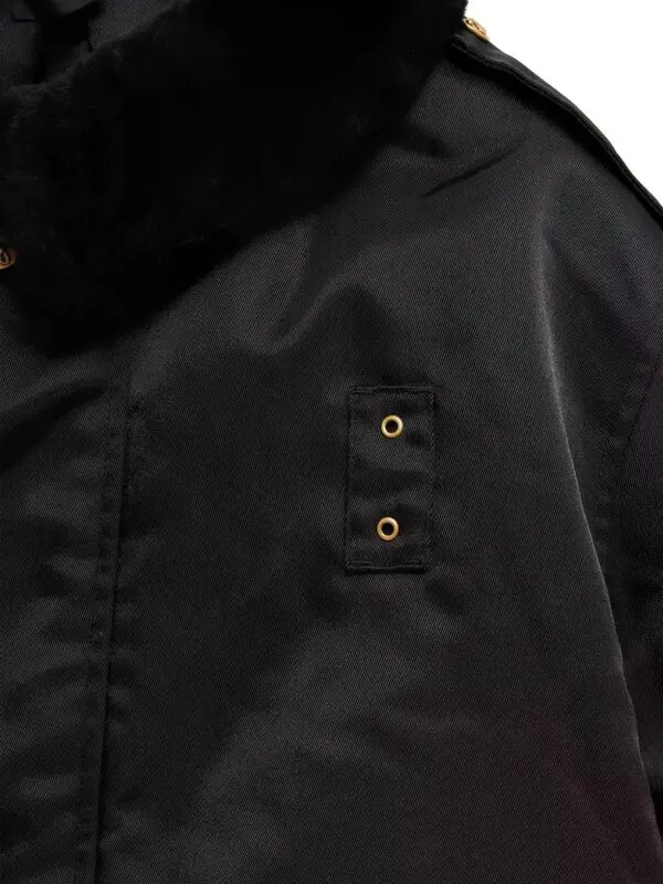 WILLY CHAVARRIA Faux-fur Collar Bomber Jacket