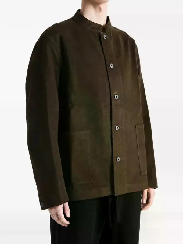 TAIGA TAKAHASHI Lot.307 Buckled-strap Band-collar Jacket