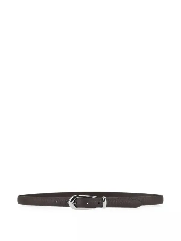 Orciani Soft Pebbled-leather Belt