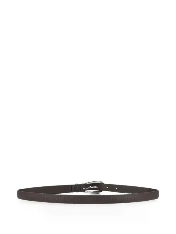 Orciani Soft Pebbled-leather Belt