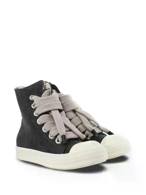 Rick Owens Jumbolace High-top Sneakers - Grey