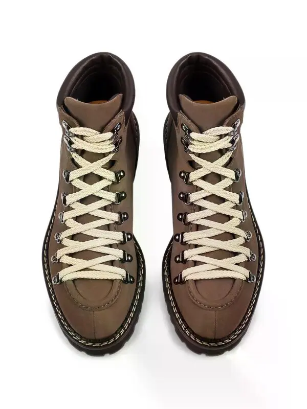 DOUCAL'S Lace-up Calf Suede Ankle Boots