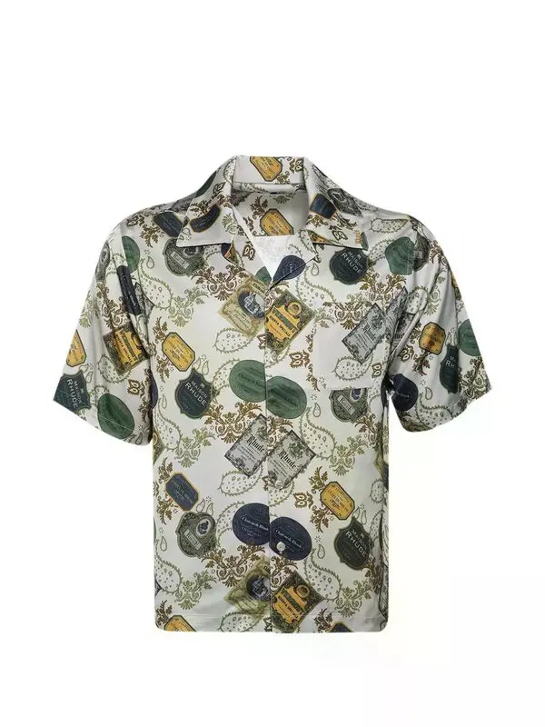 Rhude Bandana-print Short-sleeve Shirt