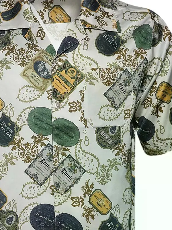 Rhude Bandana-print Short-sleeve Shirt