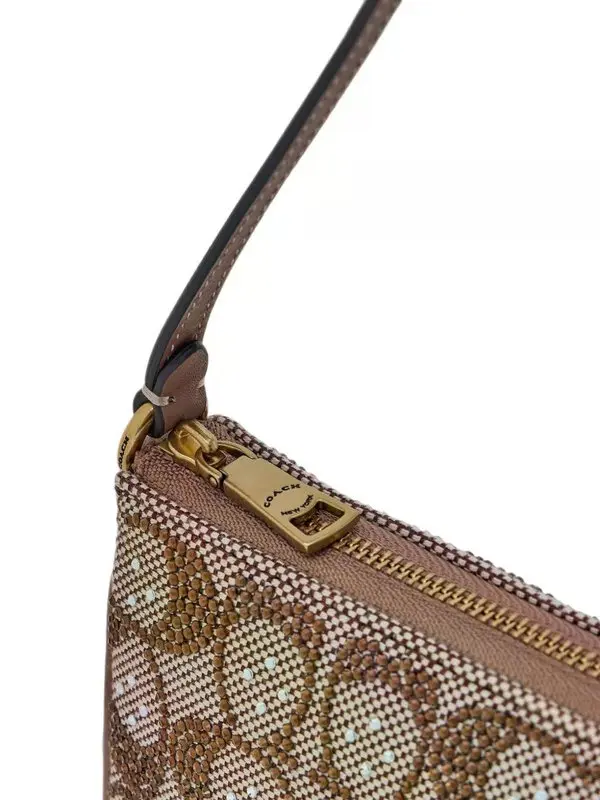 COACH Plaza Crystal-embellished Shoulder Bag