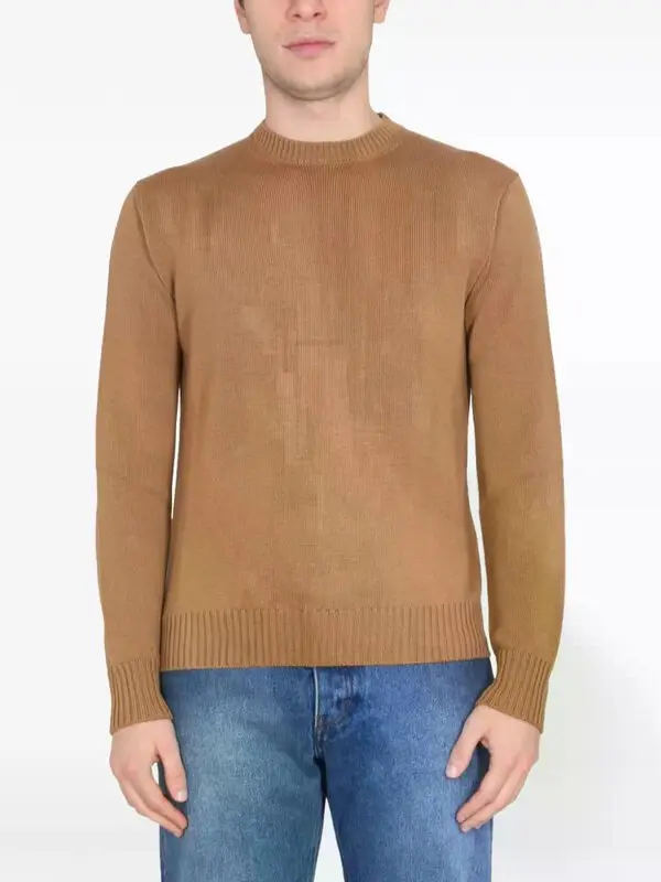 BALLANTYNE Ribbed-knit Sweater - Neutrals