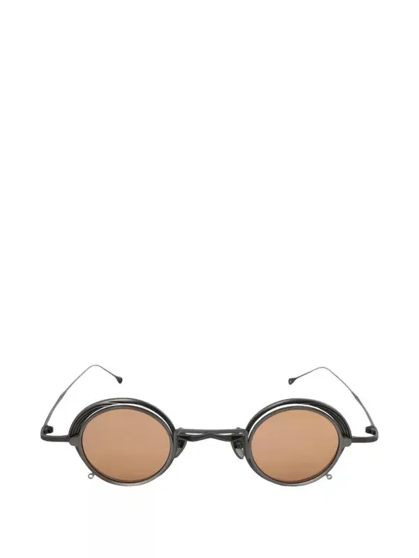 RIGARDS X Ziggy Chen Vintage Round-frame Clip-on Glasses - Grey
