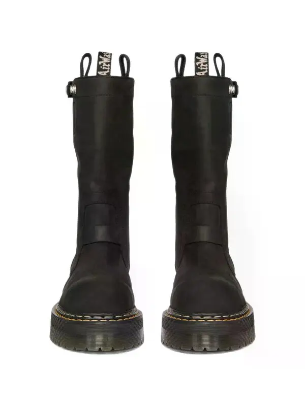Rick Owens X Dr. Martens Quad Buckle-strap Biker Boots