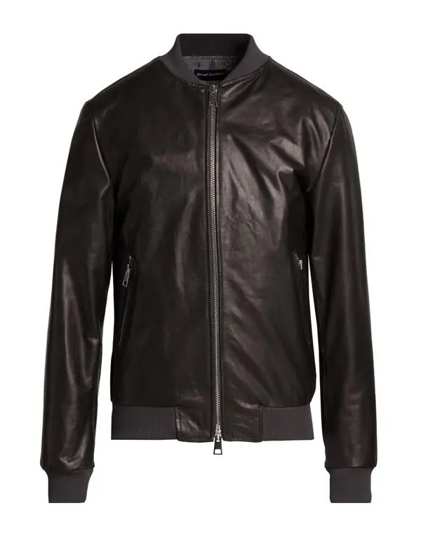 STREET LEATHERS Jacket Size Leather - Grey
