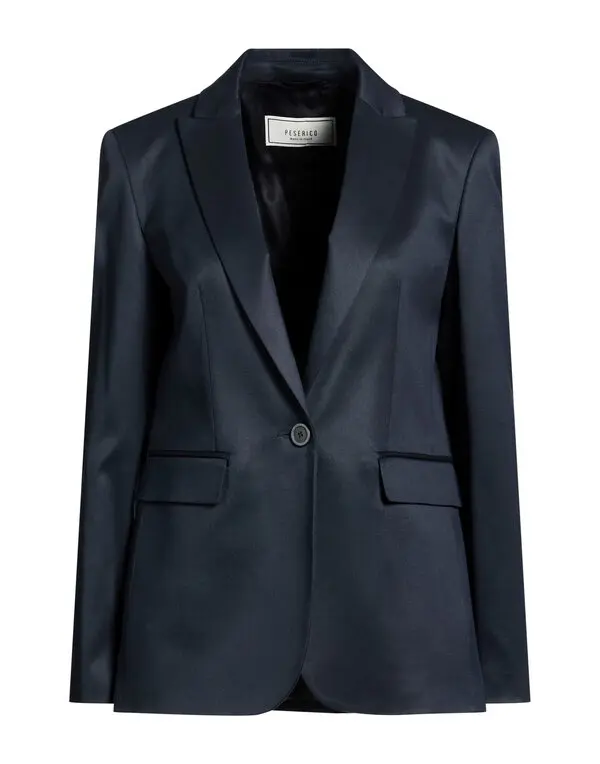 Peserico Blazer Midnight Size Viscose, Virgin Wool, Polyamide, Elastane