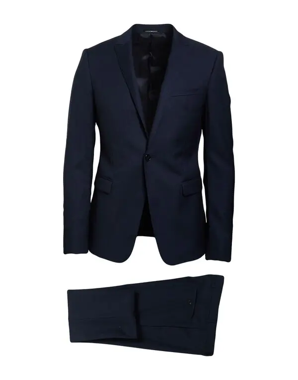 Emporio Armani Suit Midnight Size Virgin Wool