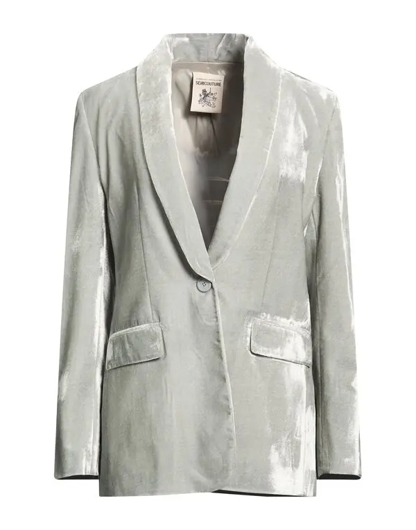 SEMICOUTURE Blazer Size Viscose, Polyamide, Polyester