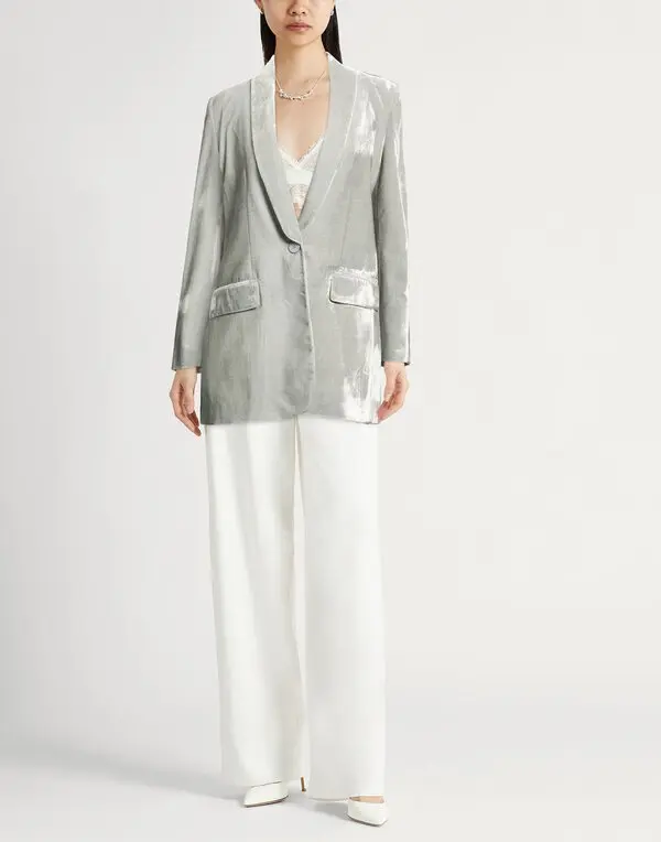SEMICOUTURE Blazer Size Viscose, Polyamide, Polyester