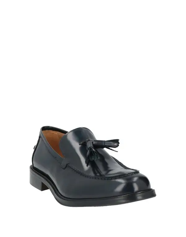 SAXONE Loafers Size Leather - Navy