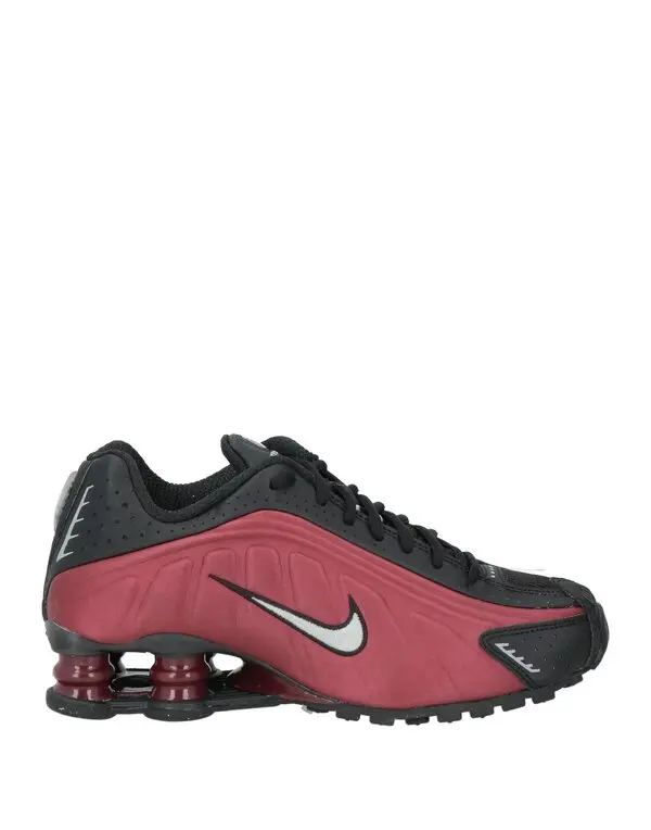 Nike Sneakers Burgundy Size Textile Fibers, Synthetic Material - Red