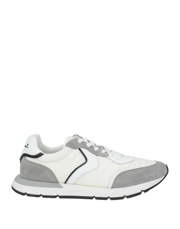 VOILE BLANCHE Sneakers Size Leather, Textile Fibers
