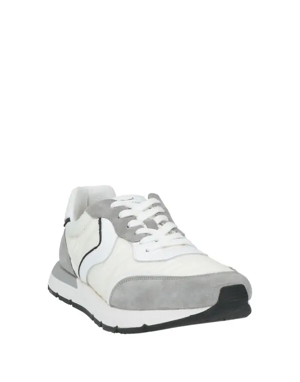 VOILE BLANCHE Sneakers Size Leather, Textile Fibers