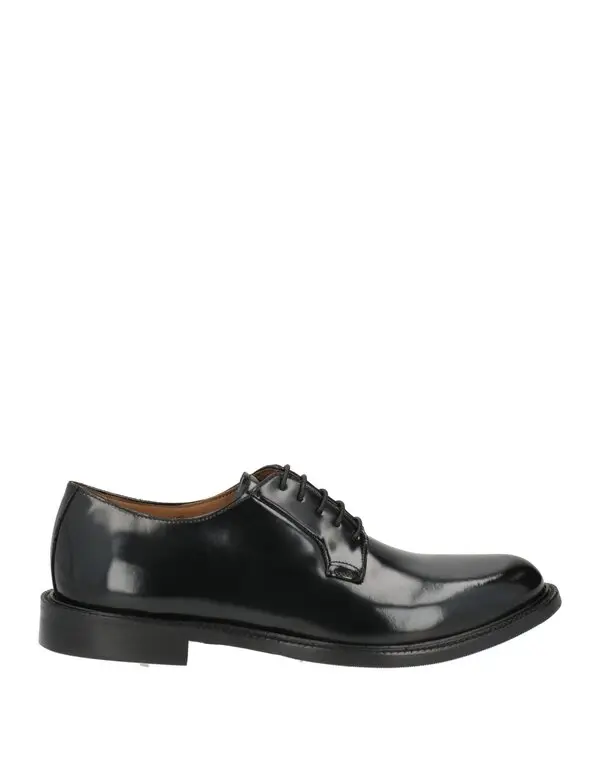 SAXONE Lace-up Shoes Size Leather - Black