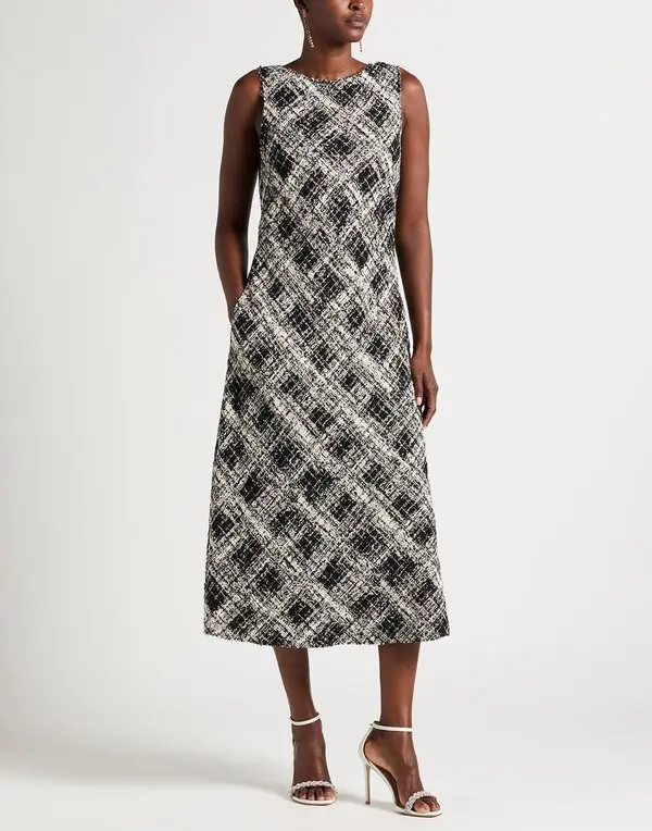 SARA ROKA Maxi Dress Size Cotton, Polyester, Acrylic, Wool, Elastane