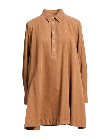 Polo Ralph Lauren Mini Dress Size Cotton - Camel