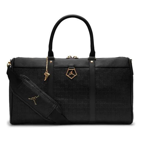 JORDAN Core Monogram Duffle Bag - Black