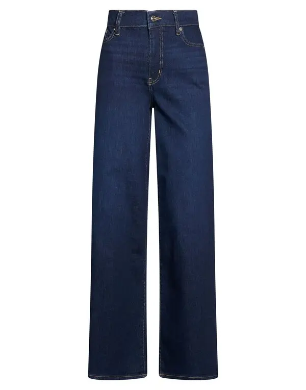 FRAME Le Slim Palazzo Jeans Size Cotton, Polyester, Lyocell, Elastane