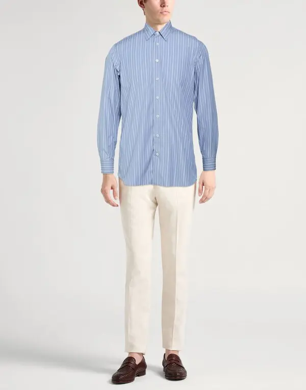 LARDINI Shirt Sky Size Cotton