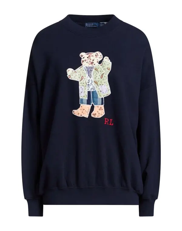 Polo Ralph Lauren Sweatshirt Midnight Size Cotton, Polyester