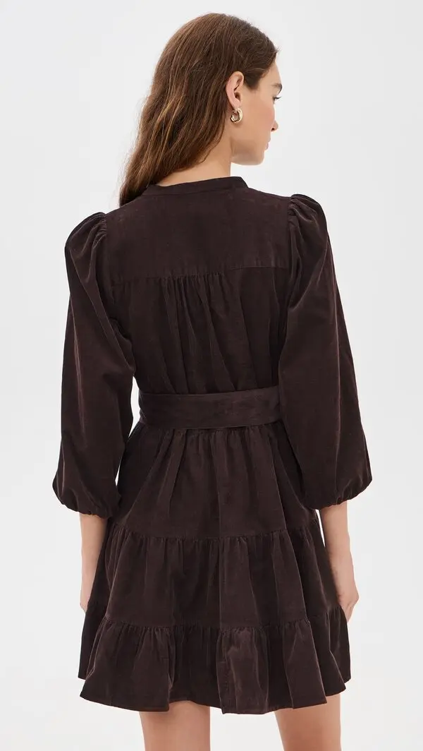 Birds Of Paradis Celeste Corduroy Dress