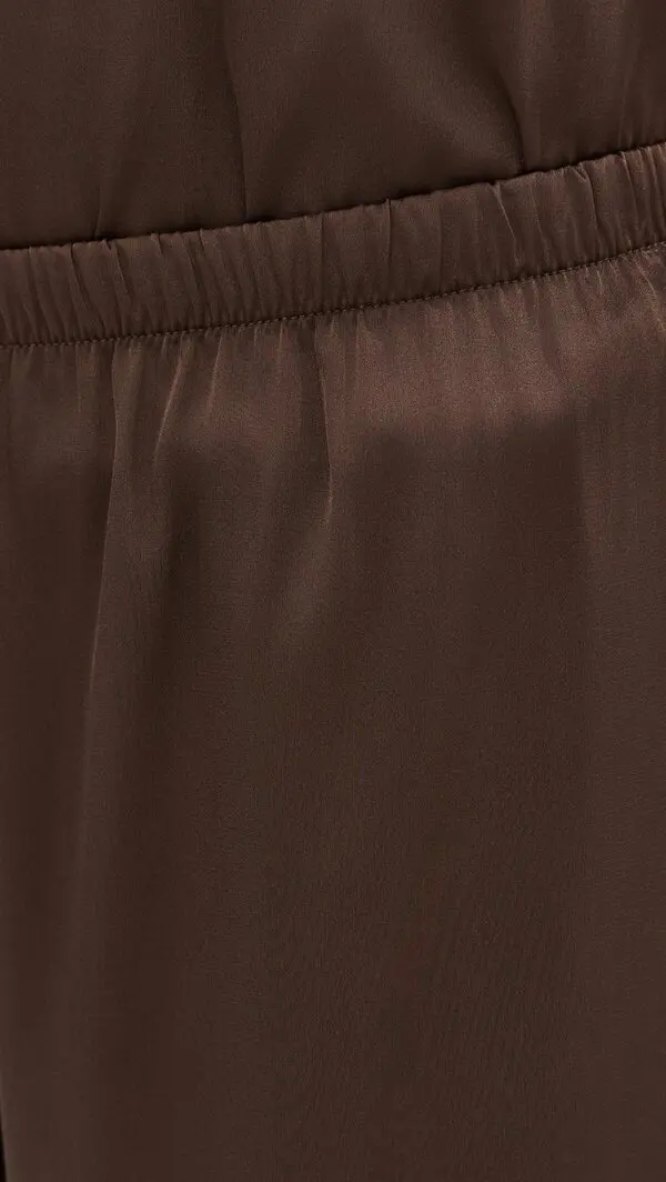 LE BOP Aliza Wide Leg Pants - Chocolate