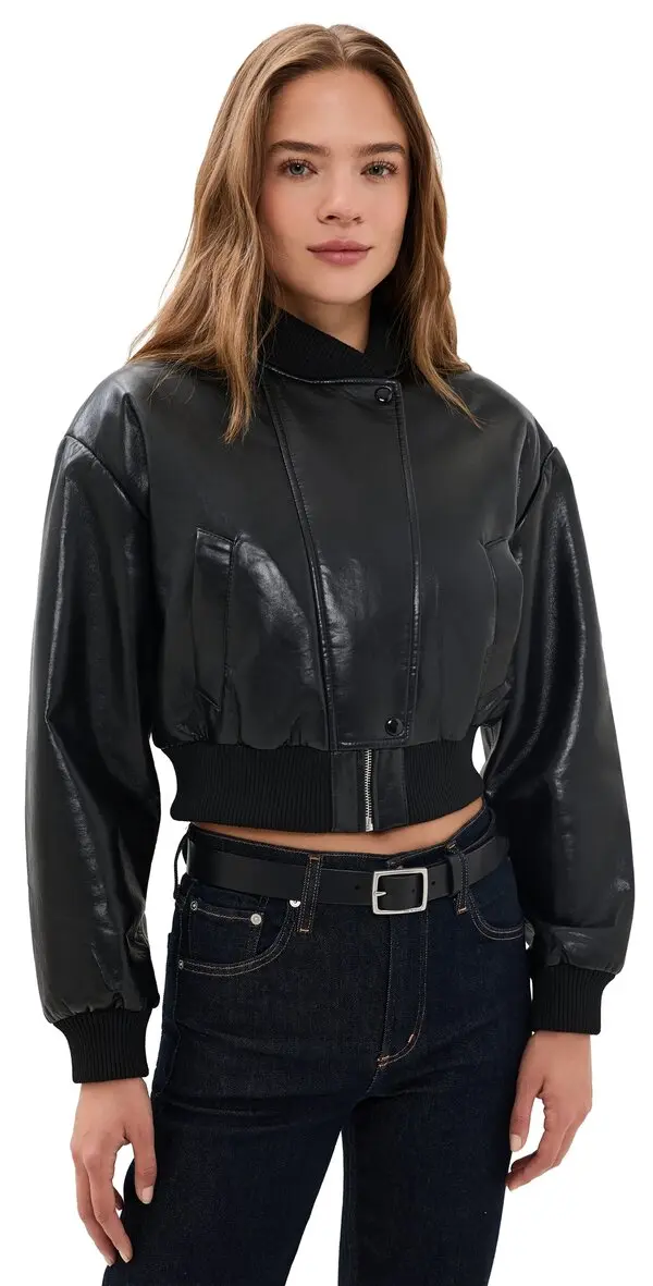 Citizens Of Humanity Camille Moto Recycled Leather Jacket