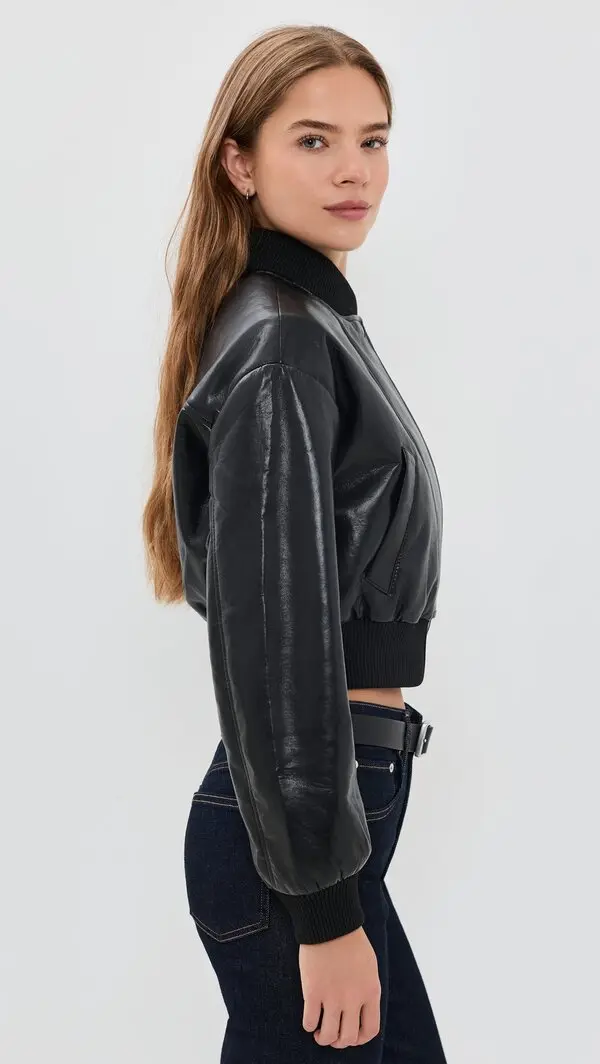 Citizens Of Humanity Camille Moto Recycled Leather Jacket