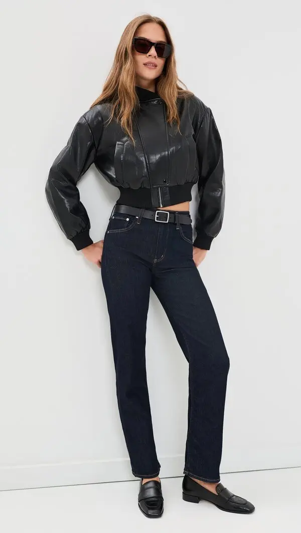 Citizens Of Humanity Camille Moto Recycled Leather Jacket