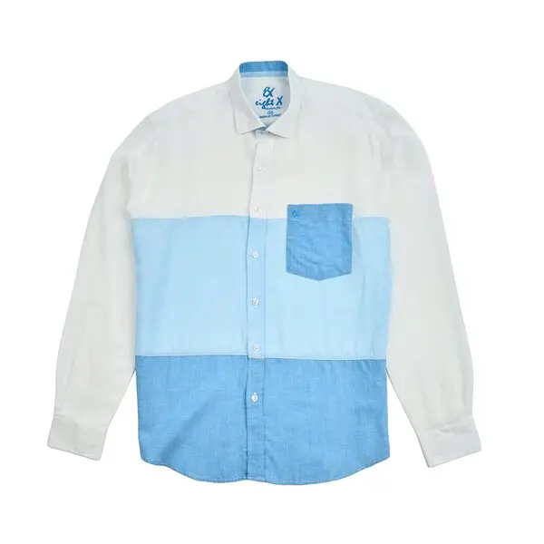 EIGHT X Contrast Button Down Shirt