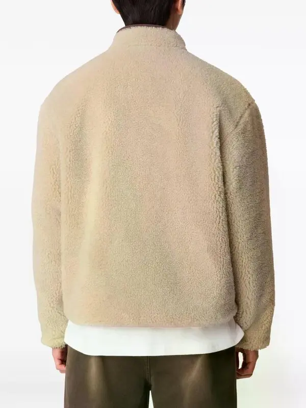 Axel Arigato Moss Fleece Panelled Jacket - Neutrals