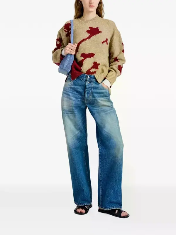 Proenza Schouler White Label Cathy Floral-motif Sweater