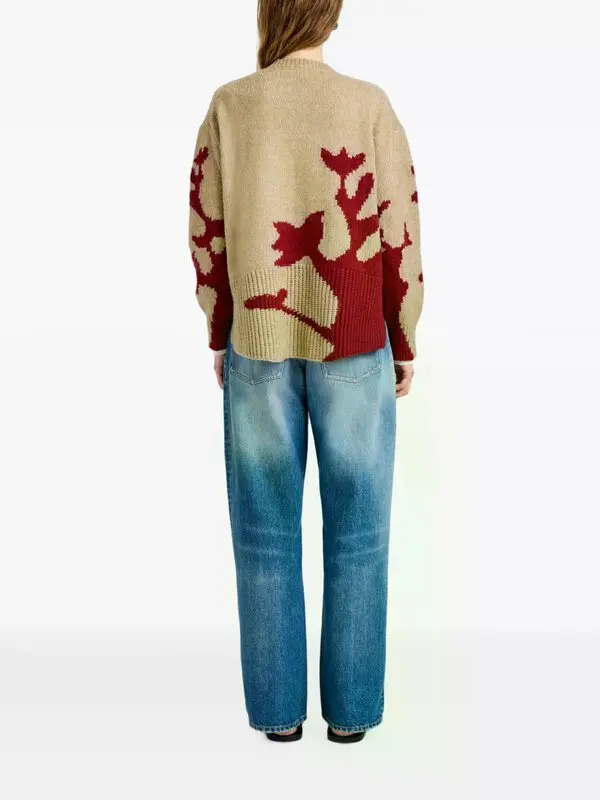 Proenza Schouler White Label Cathy Floral-motif Sweater