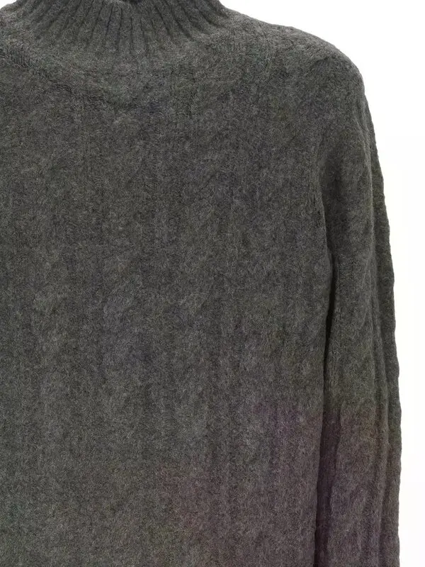KEELING Cable-knit Mock-neck Sweater