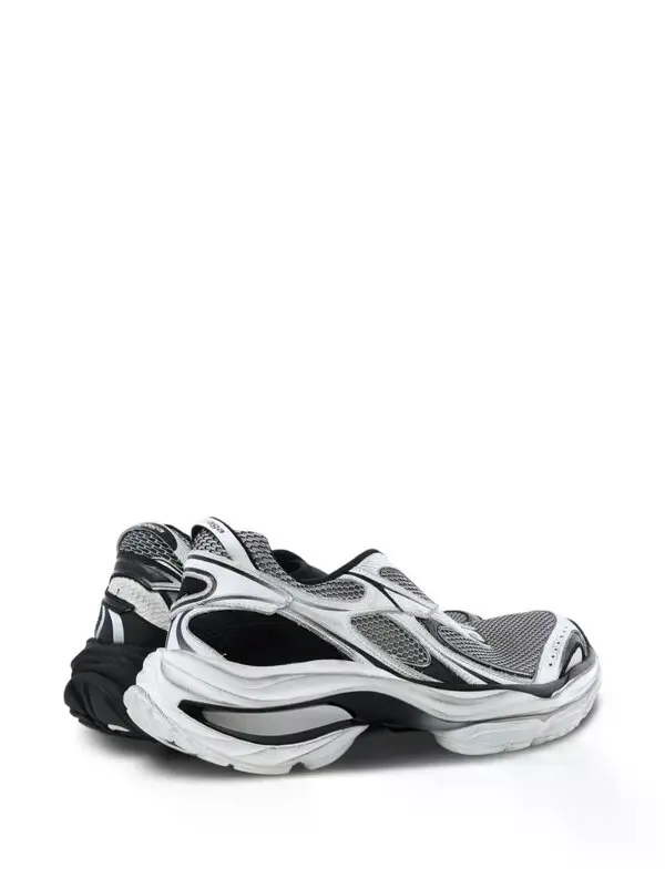 Balenciaga Mesh-panelled Sneakers - Black