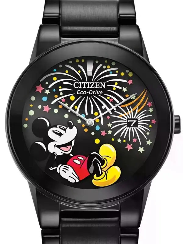 Citizen X Disney Mickey Fiesta Eco-drive 40mm Watch - Black