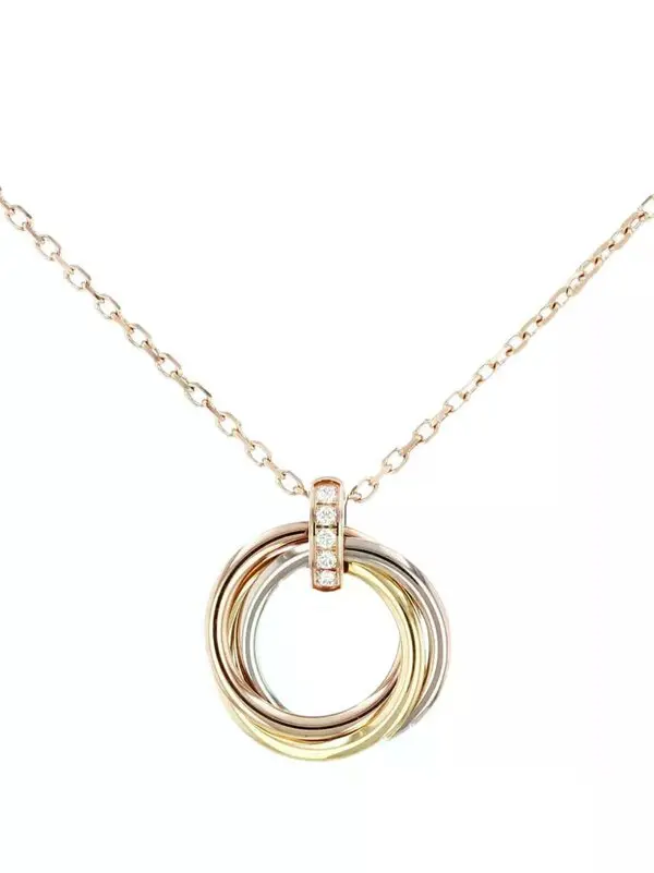Cartier 2020s Trinity Diamond Necklace - Gold
