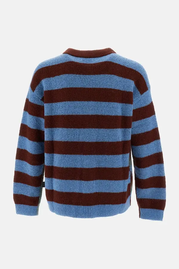 Paul Smith Cardigan Scollo A V A Righe