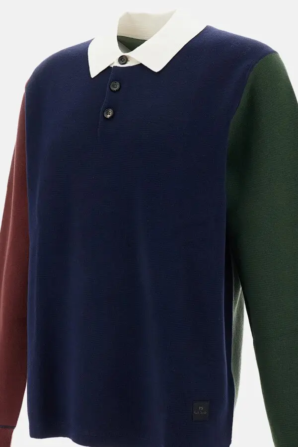 Paul Smith Maglia Polo A Maniche Lunghe