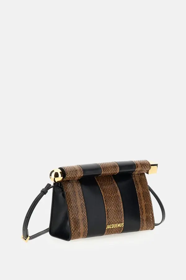 Jacquemus Borsa Bicolore Le Sac Rond Carre - Multicolor