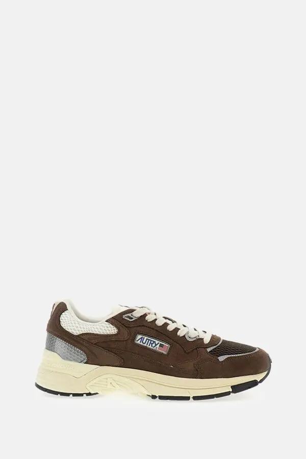 AUTRY Sneakers Hyperway Mesh & Suede - Brown