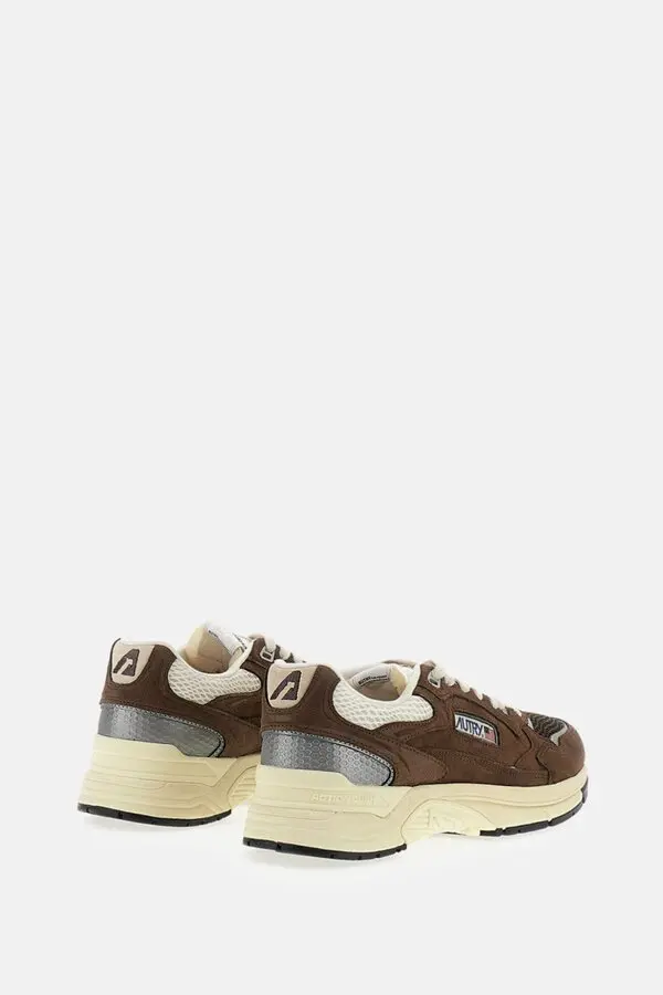 AUTRY Sneakers Hyperway Mesh & Suede - Brown