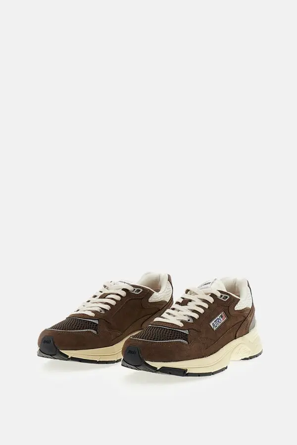 AUTRY Sneakers Hyperway Mesh & Suede - Brown