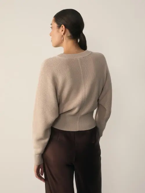 The Fold Ribbed Crewneck Sweater